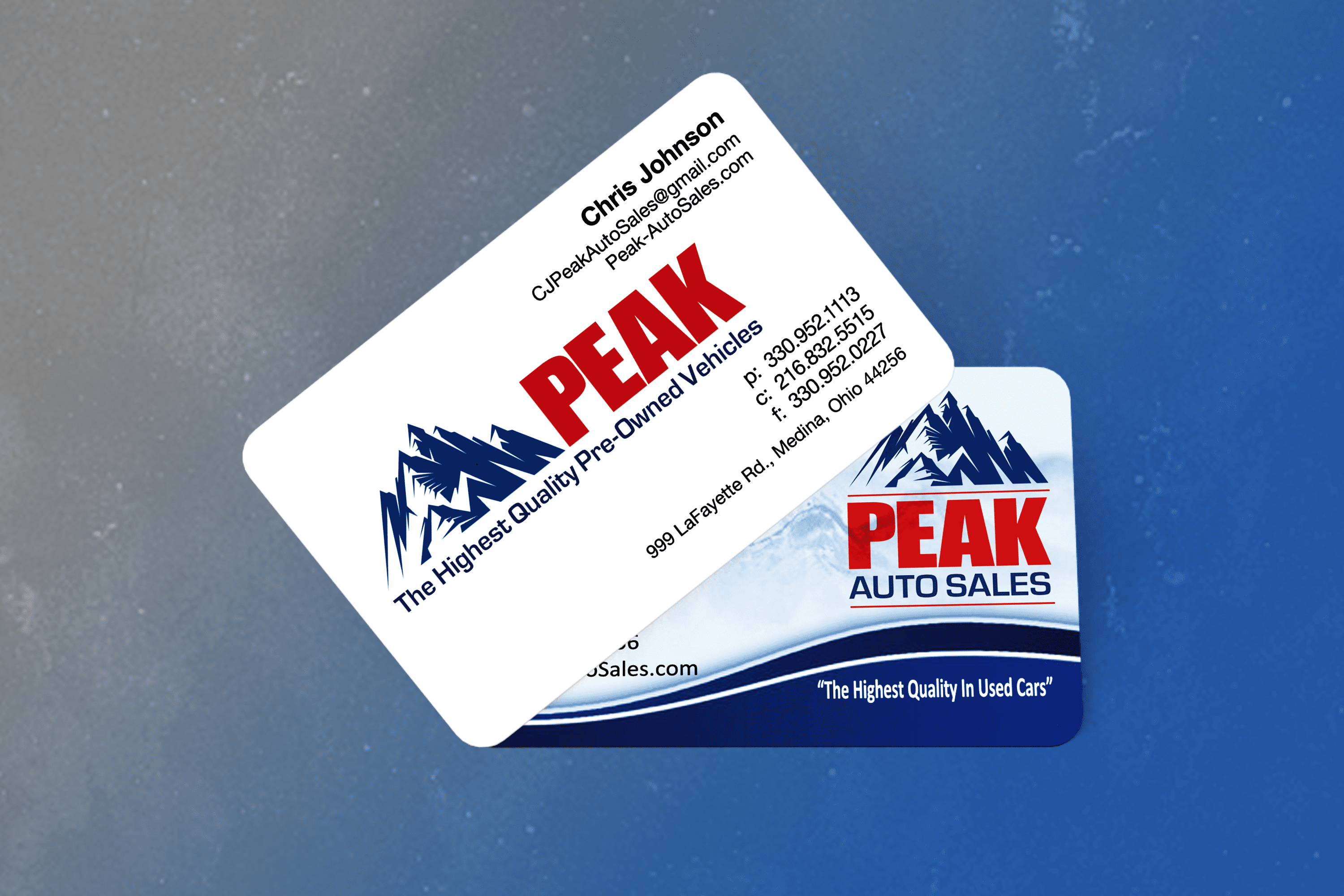 Plastic Business Cards -14pt White Plastic - The Print Remedy