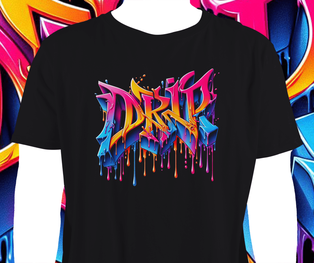 Drip Coalition - Rainbow Wild Drip Shirt - The Print Remedy