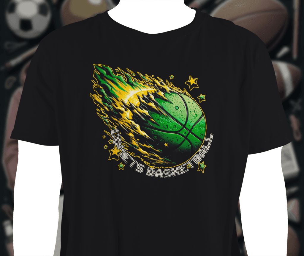 Amherst Comets Basketball Tee - Urban Design 1